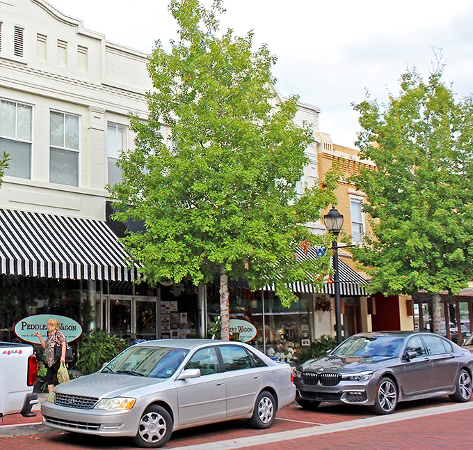 Local shops line Eustis's brick-paved streets where you're more likely to run into neighbors than chain stores&mdash;the retail equivalent of comfort food.