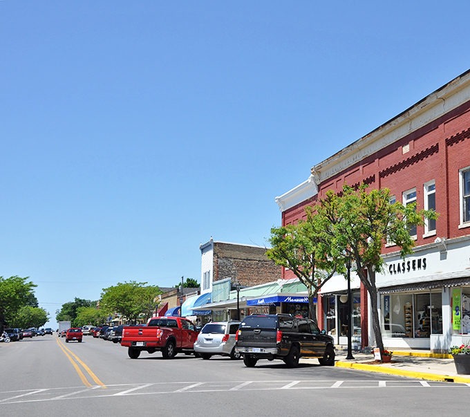 Frankfort's Main Street offers that perfect small-town charm where every storefront seems to whisper, "Come in, we've got stories to tell."