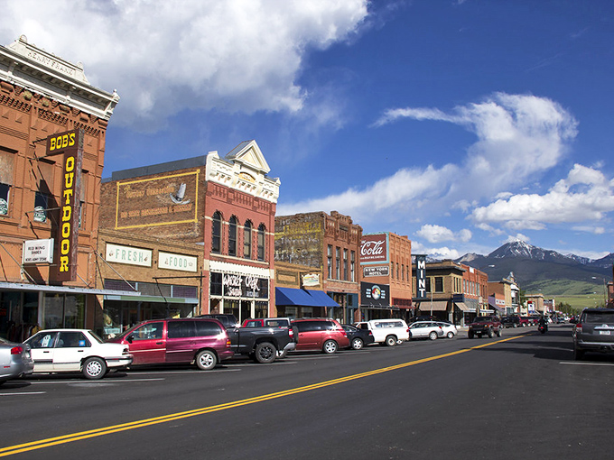 Downtown Livingston looks like a movie set where the extras actually live there. Those mountains aren't painted backdrops—they're your new neighbors.