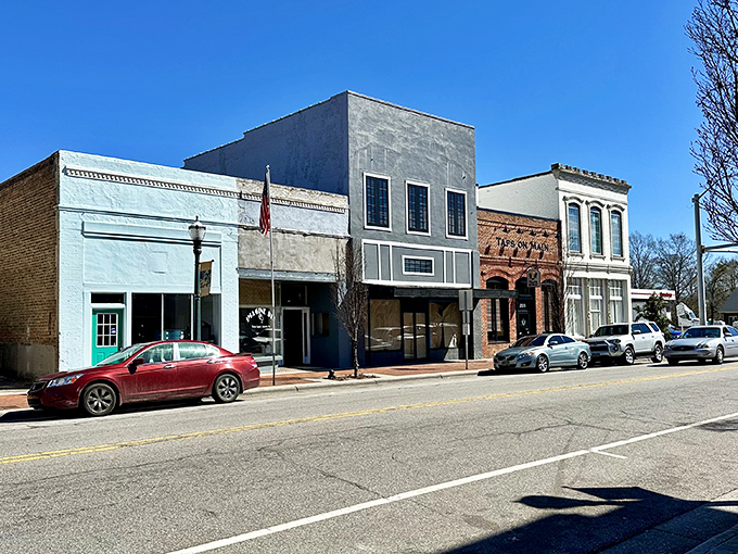 Main Street Tarboro blends echoes of the past with the spirit of today, capturing the timeless essence of small-town charm.