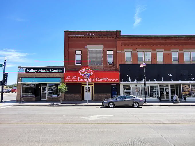 Downtown Grafton's classic brick buildings stand as steadfast sentinels of small-town charm, where history and daily life blend seamlessly.