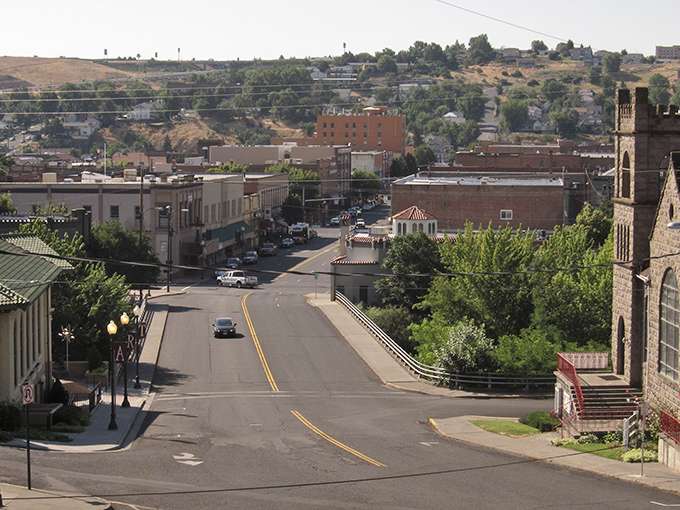 Downtown Pendleton wears its history proudly, with century-old buildings and a streetscape that tells stories of the Old West meeting modern-day Oregon charm.