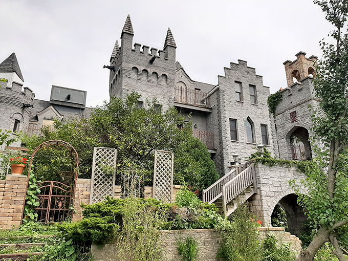 Like a medieval mirage rising from Illinois farmland, RavenStone Castle's stone turrets and crenellated towers transport visitors to another time and place.