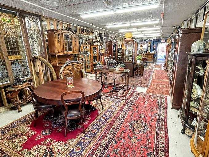 That vintage GMC pickup parked outside isn't just decoration&mdash;it's a time capsule on wheels, perfectly setting the stage for what awaits inside.