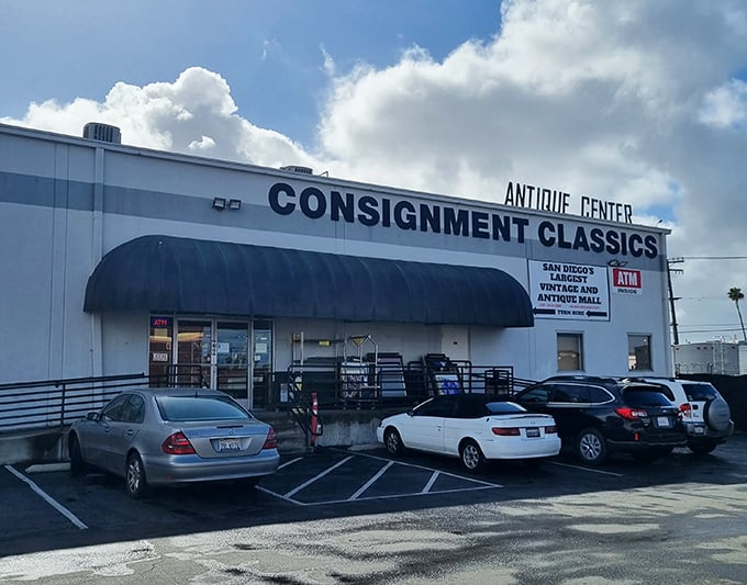 That vintage blue and white facade isn't just a building &ndash; it's a portal to every decade you've ever lived through.