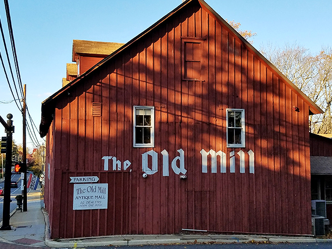 That rustic red barn exterior isn't fooling anyone &ndash; inside lies a treasure trove that would make Indiana Jones jealous.