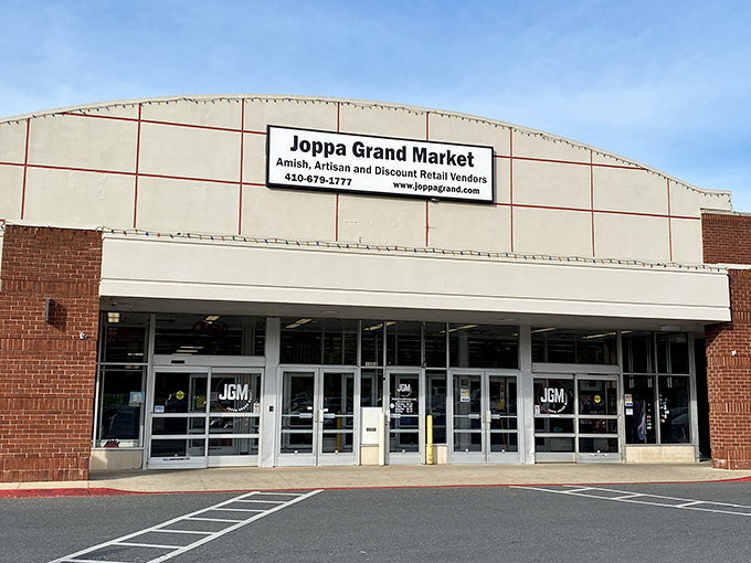 The unassuming exterior of Joppa Grand Market hides a treasure trove within&mdash;like finding the Batcave behind a bookcase, but with better shopping options.