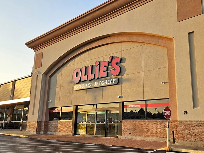 The iconic storefront beckons with its bold promise of "Good Stuff Cheap" &ndash; retail therapy without the financial hangover awaits inside these doors.