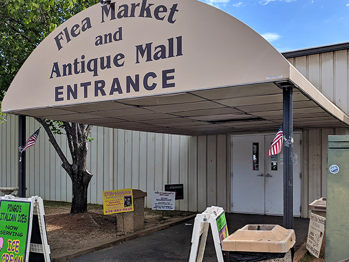 The unassuming entrance belies the wonderland within. Like finding Narnia through a wardrobe, this doorway leads to treasure-hunting paradise.