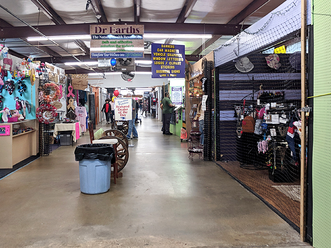 The unassuming entrance belies the wonderland within. Like finding Narnia through a wardrobe, this doorway leads to treasure-hunting paradise.