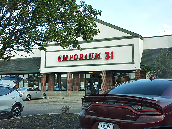 The unassuming storefront of Emporium 31 belies the wonderland within. Like a treasure chest disguised as a strip mall tenant, it beckons adventure-seekers from across Indiana.