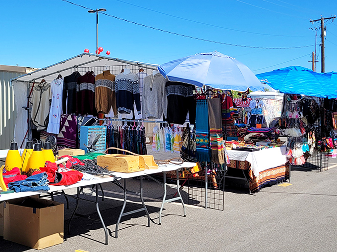 Where one person's "I don't need this anymore" becomes another's "I've been looking everywhere for this!" The colorful chaos of treasure hunting begins here.