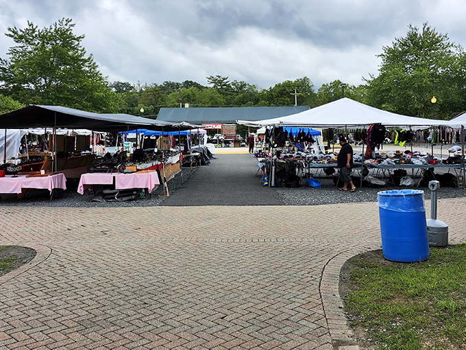 Those colorful vendor tents stretching into the distance are calling your name louder than your spouse ever could.