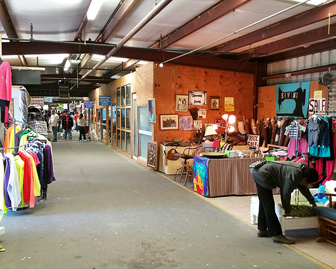 Long corridors of possibility stretch before you, where one person's castoffs become another's treasures. The thrill of the hunt begins here.