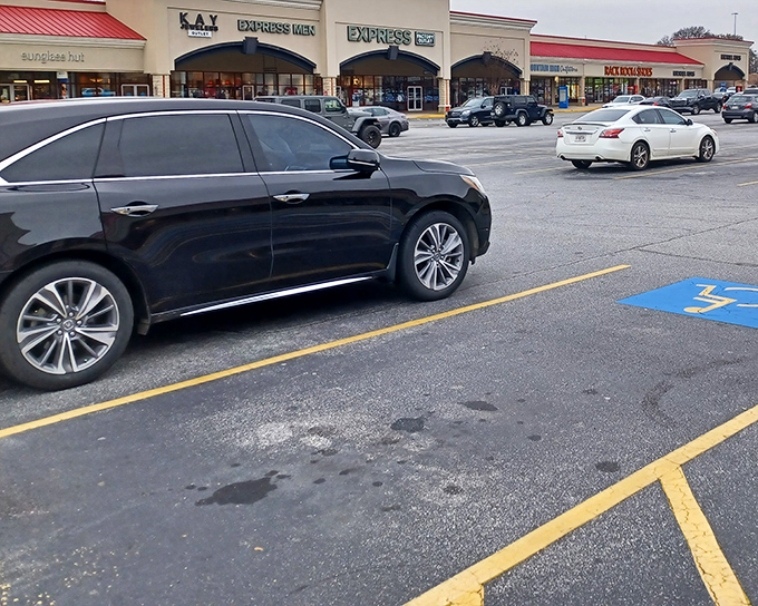 The retail promised land awaits! Storefronts at Tanger Outlets Locust Grove beckon shoppers with the siren call of discounted designer goods.