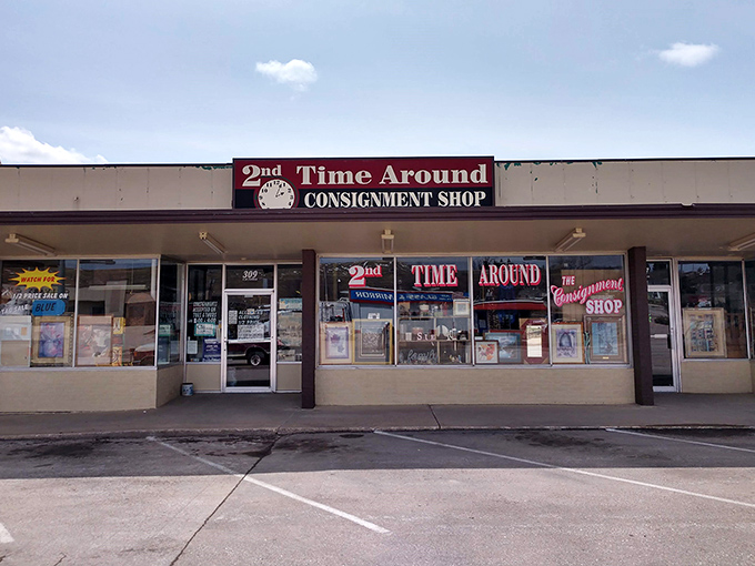 The unassuming storefront of 2nd Time Around beckons bargain hunters with the promise of treasures waiting to be discovered inside.