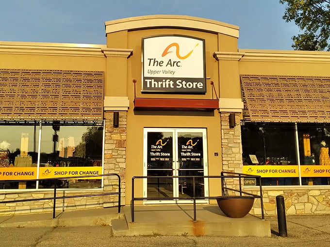 The golden facade of The Arc beckons like a treasure chest waiting to be opened. Bargain hunters, your mothership has landed in Grand Forks!