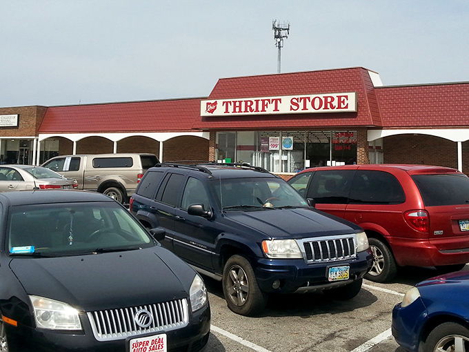 Even the parking lot tells a story&mdash;each vehicle represents a different treasure hunter on their quest for that perfect secondhand find.