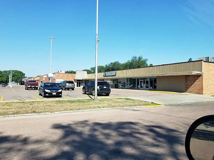 The unassuming exterior of Goodwill in Brookings hides a treasure trove within. Like a thrift store speakeasy, you need to know what awaits inside.