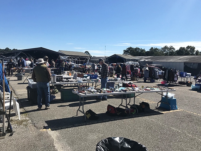 The outdoor section of Mobile Flea Market stretches as far as the eye can see&mdash;a treasure hunter's paradise where one person's castoffs become another's prized possessions.