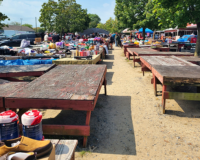 Where else can you find a parking lot that welcomes both Mercedes and horse-drawn buggies? Spence's outdoor market creates a democracy of deal-seekers.