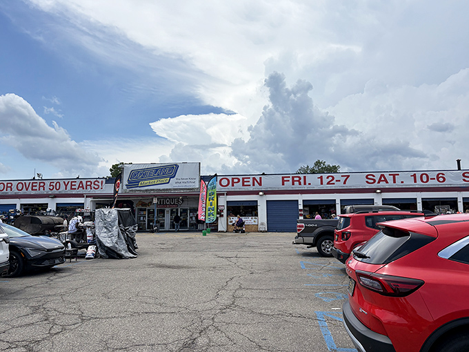 The unassuming exterior of Dixieland Flea Market hides a universe of treasures within, like finding a Picasso at a yard sale&mdash;it's what's inside that counts.
