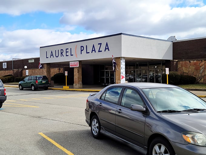 The unassuming exterior of Laurel Plaza hides a treasure trove within. Like finding a five-star restaurant in a strip mall, appearances can be deliciously deceiving.