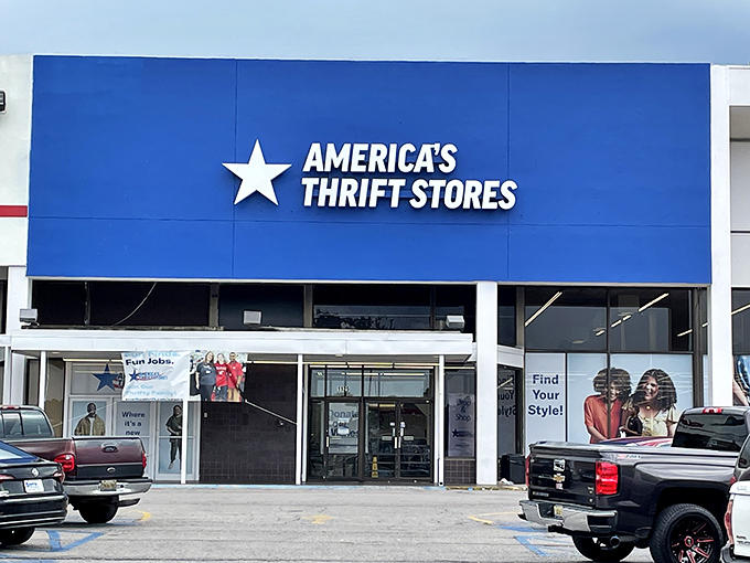 The iconic blue facade with its white star logo isn't just a storefront&mdash;it's a portal to possibility where budget-friendly treasures await.