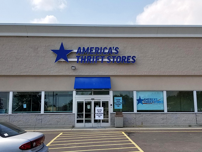 The iconic blue awning and star logo &ndash; thrift shoppers see this and feel what others experience spotting a Michelin-starred restaurant on vacation.