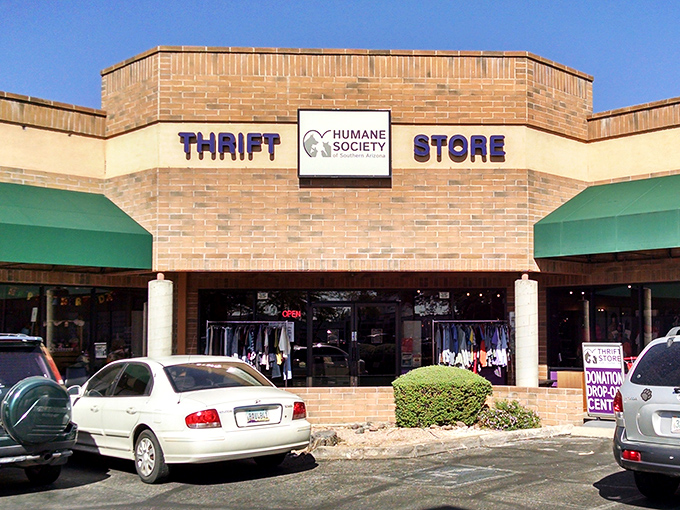 Welcome to treasure hunter paradise! The Humane Society Thrift Store's spacious layout invites you to lose track of time while finding pieces of someone else's history to make your own. 