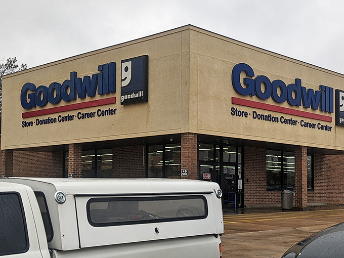 Under clear blue Arkansas skies, this unassuming building houses thousands of possibilities waiting to be discovered by savvy shoppers.