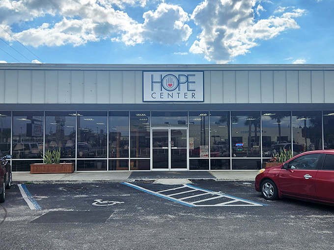 The unassuming storefront hides a treasure trove within – like finding out your quiet neighbor is secretly a billionaire philanthropist.