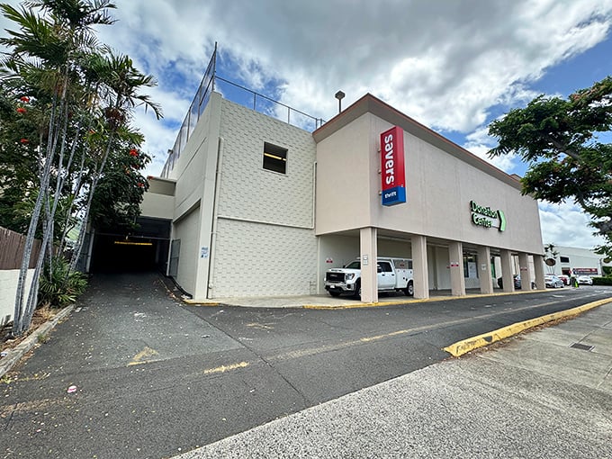 The unassuming exterior of Savers belies the treasure trove within&mdash;like finding a secret portal to bargain paradise in the middle of pricey Honolulu.