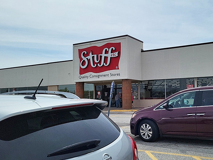 The unassuming exterior of Stuff Etc belies the wonderland of bargains within. Like a retail TARDIS, it's bigger on the inside.