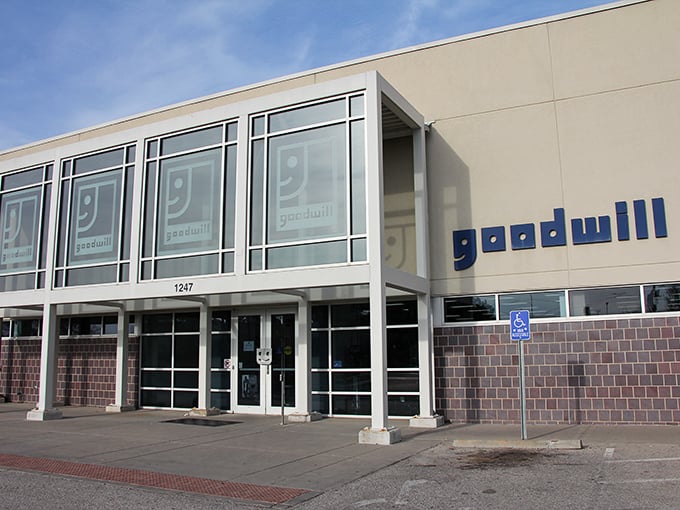 The modern facade of this Derby treasure proves that thrift shopping has officially entered the 21st century with style.