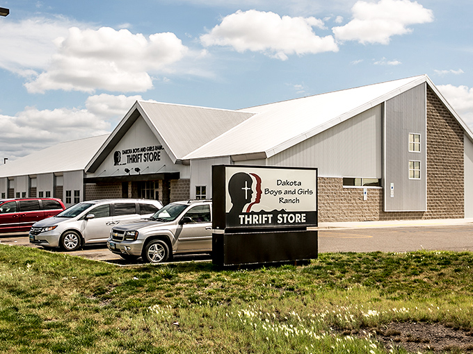 A sign that promises more than just shopping&mdash;it's the gateway to an adventure where every purchase helps children in need.