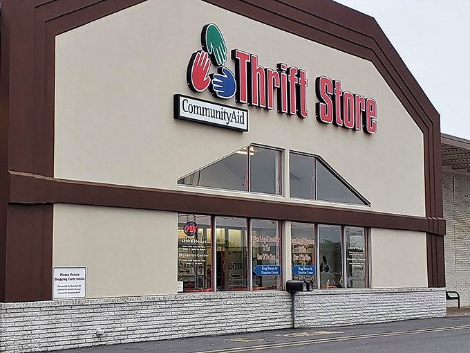 CommunityAid&rsquo;s unassuming exterior hints at a treasure trove inside&mdash;like discovering a $20 bill tucked in an old winter coat.