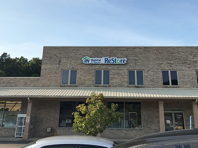 The unassuming exterior of Teays Valley ReStore hides a treasure trove of bargains waiting to transform your home and community.