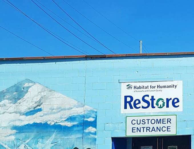 The turquoise exterior of Charleston's ReStore isn't just eye-catching&mdash;it's a beacon of hope and bargain hunting wrapped in one colorful package.
