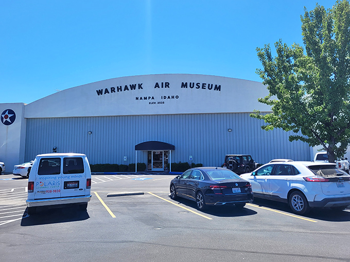 The unassuming exterior of Warhawk Air Museum houses aviation treasures that would make Amelia Earhart do a double-take. History's waiting inside, no boarding pass required.