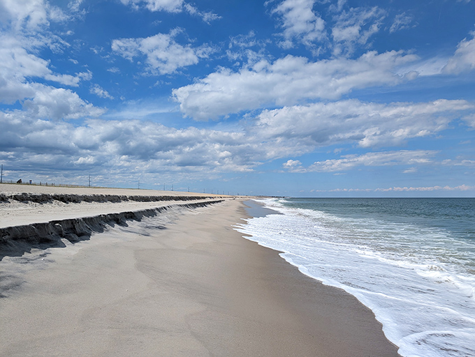 That powdery sand stretching endlessly toward the horizon makes every stress knot in your shoulders instantly dissolve.
