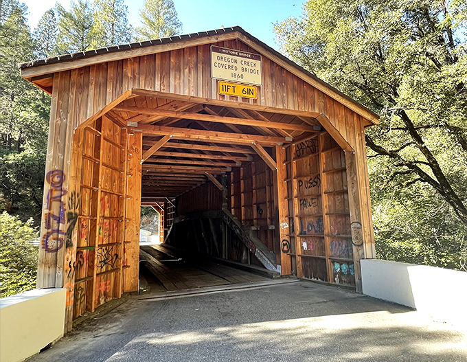 This wooden beauty has been standing strong since before your great-great-grandparents were even a twinkle in anyone's eye.