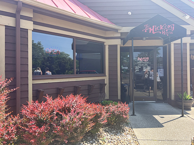 The unassuming exterior of Hickory House belies the carnivorous paradise within. Like finding a Rolex in a cereal box&mdash;unexpected but delightful!