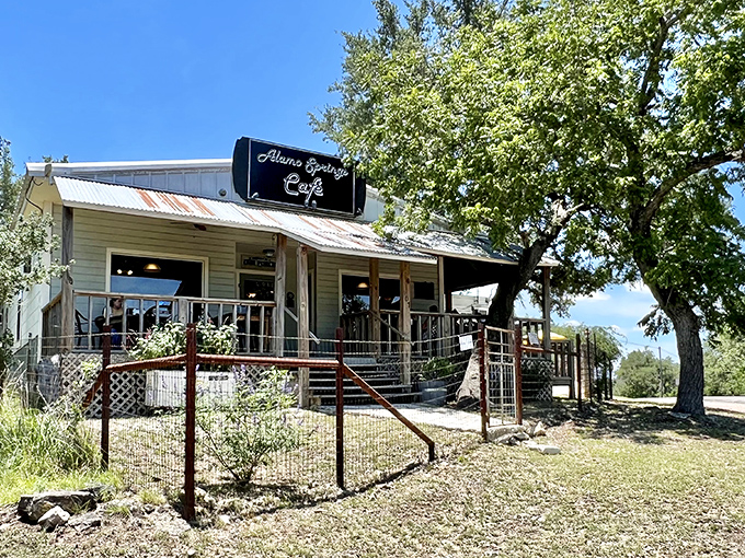 Nestled among Hill Country trees, this humble roadside gem has become a legendary destination for burger aficionados seeking authentic Texas flavor.