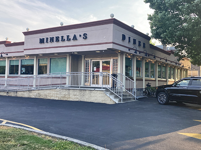 The classic diner silhouette of Minella's stands proudly on Lancaster Avenue, a beacon of breakfast hope for hungry Pennsylvanians since long before Instagram food pics were a thing.