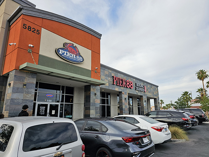 Palm trees and parking spaces – the universal signs that something delicious awaits just beyond that glass door.