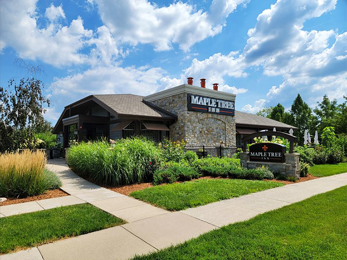 Stone and timber meet suburban charm &ndash; Maple Tree Inn stands ready to transport you straight to Louisiana.