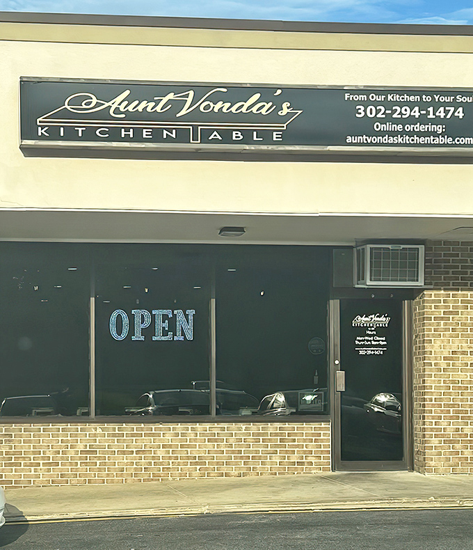 The "OPEN" sign at Aunt Vonda's Kitchen Table isn't just an invitation&mdash;it's a beacon of culinary promise in Newark's dining landscape.