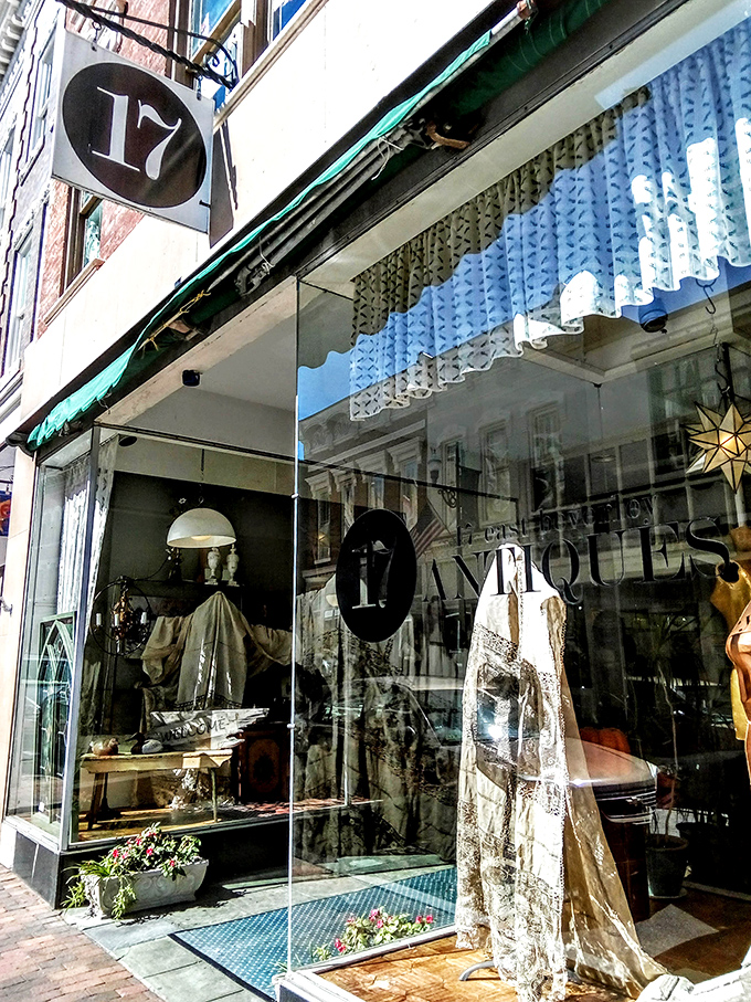 The unassuming brick facade of 17 East Beverly Antiques stands like a time portal in downtown Staunton, promising treasures that won't break the bank