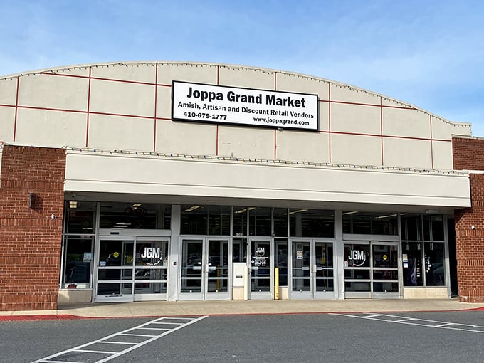 The unassuming exterior of Joppa Grand Market hides a treasure trove within&mdash;like finding the Batcave behind a bookcase, but with better shopping options.